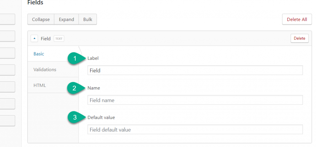 TotalPoll : Custom field advanced settings - TotalSuite Products Documentation