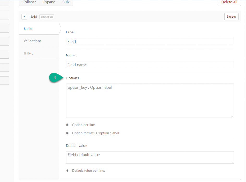 TotalPoll : Custom field advanced settings - TotalSuite Products Documentation