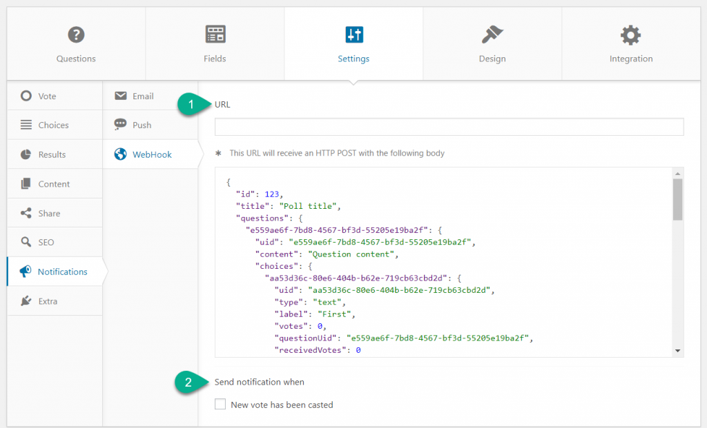 TotalPoll : Voting notifications - TotalSuite Products Documentation