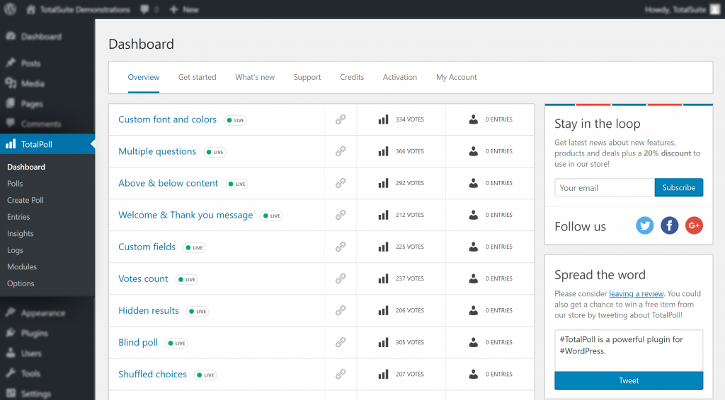 TotalPoll 4.0 is here! 🎉 - TotalSuite Blog