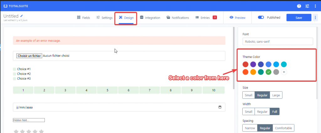 TotalForm : Form styling - TotalSuite Products Documentation