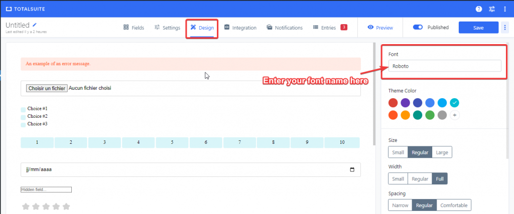 TotalForm : Form styling - TotalSuite Products Documentation