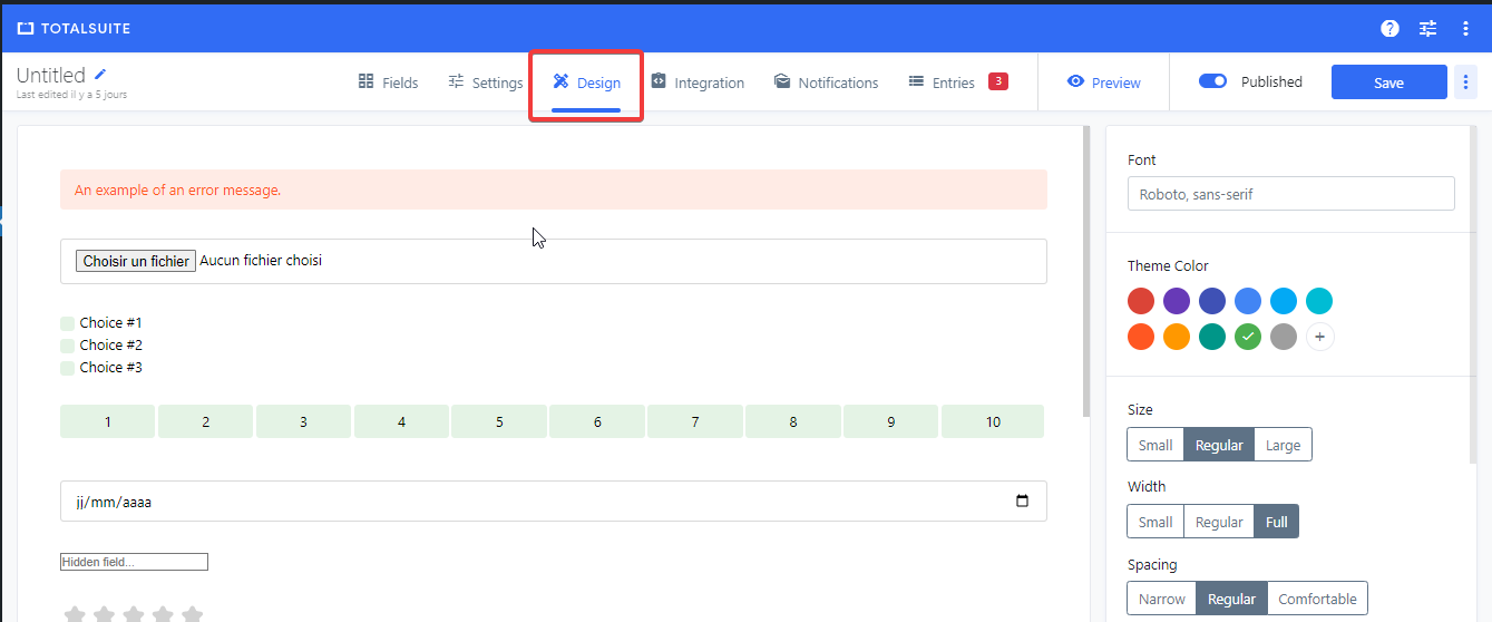 TotalForm : Form styling - TotalSuite Products Documentation